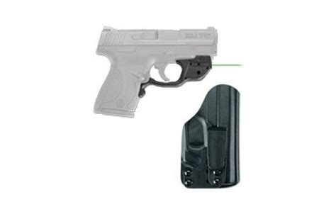 CRIMSON TRACE GREEN LASERGUARD WITH BLADE TECH IWB HOLSTER FOR SMITH