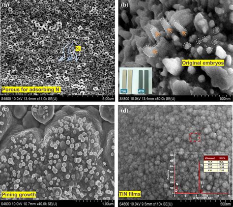 Porous Texture For Pinning Growth Of Tin Films A Honeycomb Like Porous