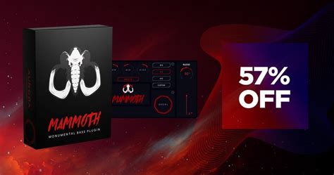 Save 57 On Mammoth Bass Processing Effect Plugin By Aurora DSP