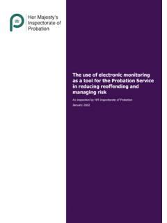 The Use Of Electronic Monitoring As A Tool For The The Use Of Electronic Monitoring As A