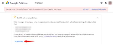 Cara Memasang File Adstxt Di Blogspot ~ Cari2 Cara