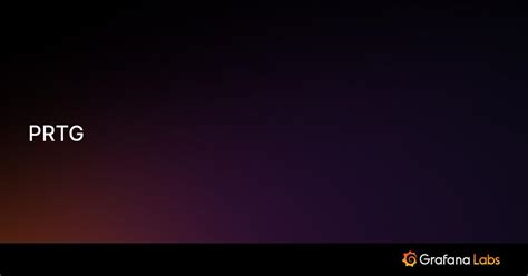 Prtg Grafana Cloud Documentation