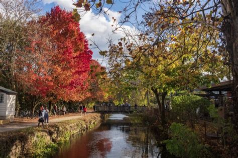 Vistors Walk The Paths Of The Delaware Canal Trail During A Warm Fall