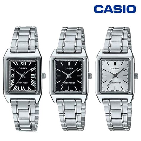 Popular Casio Cartier Style Stainless Steel Strap Women Watch Ltp V007d 1b Ltp V007d 1e Ltp
