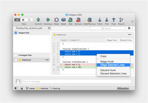 Git Tip How To Stage A Hunk Of Code Via The Command Line Pawelgrzybek
