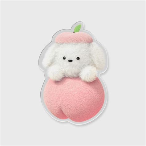 더나인몰 아크릴스마트톡 피치 뽀꾸 위시버킷