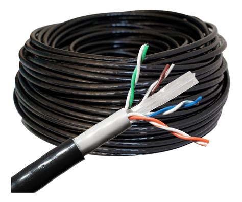 50 Metros Cable Utp Cat 6 Exterior Red Intemperie Cober CENIT