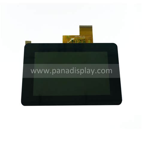 5 TFT LCD Display Module With Coverlense Bezel Protector WVGA 800X480 High Resolution Digital