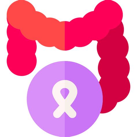 Colorectal Cancer Basic Rounded Flat Icon