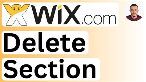 How To Delete Section In Wix Website Easy To Follow Youtube