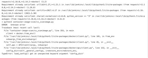 Load Config Got An Unexpected Keyword Argument Config Dict Issue
