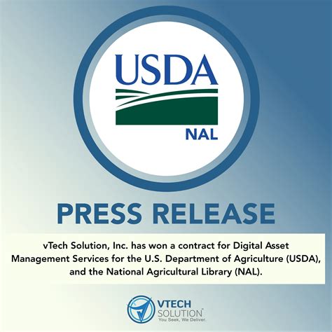 Vtech Solution Inc Has Won A Contract For Digital Asset Management Services For The Us