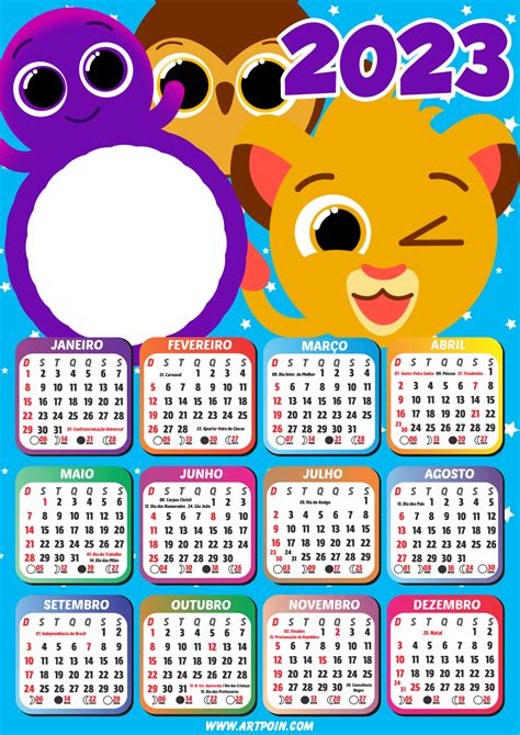 Arquivo De Calendário Com Foto Art Poin