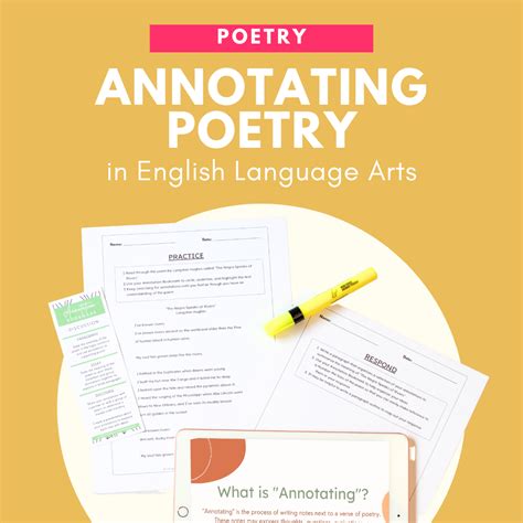 How To Annotate Poetry With Your Students In 4 Steps Mondays Made Easy