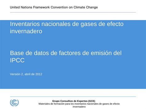 Pdf Materiales De Formación Del Gce Inventarios Nacionales De