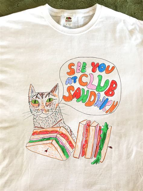 Club Sandwich Kc Diy Venue T Shirt Etsy Funky Shirts Tee Shirt