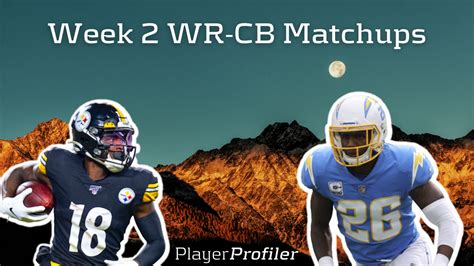 Week 2 Wr Cb Matchups To Target And Avoid In Fantasy Football