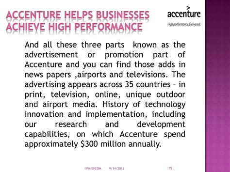 business presentation accenture