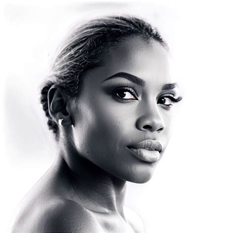 Classic Grayscale Portrait Png Mex37 Png Image