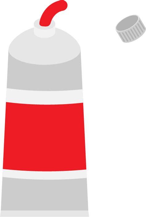 チューブから絵の具が出ているイラスト 無料イラスト素材素材ラボ