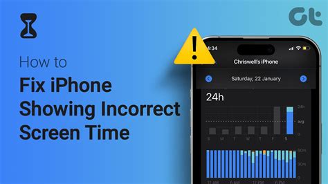 How To Fix Iphone Showing Incorrect Screen Time Iphone Screen Time Not Working Properly In
