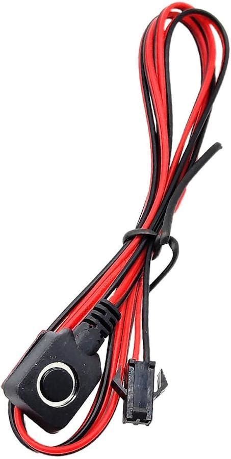 Compact Push On Off Switch With Lead Wire And Cord Push Button ON OFF Tact Reset Small Momentary