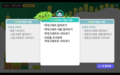 막대그래프 4학년 1학기 수학 5단원 홈런초등