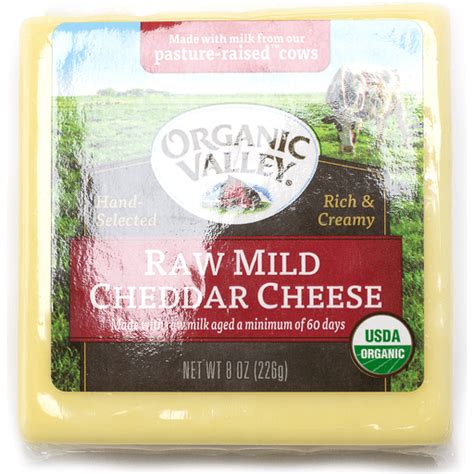 Organic Valley Raw Mild Cheddar Cheese Salad Dressing Sendiks Food