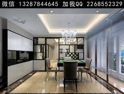 麻将室 棋牌室设计案例效果图623580领贤网