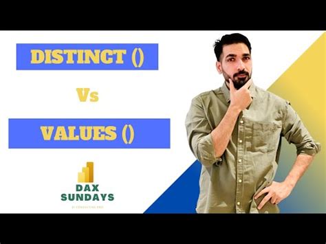 DAX DISTINCT Vs VALUES Functions Power BI Tutorial