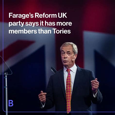 Bloomberg Politics Membership For The Populist Reform Uk Party Has