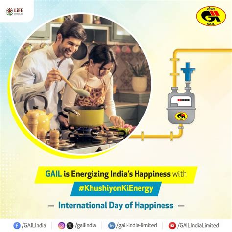 Gail India Limited On Linkedin Khushiyonkienergy Gail Gailindia