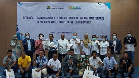 14 Operator Dari Timor Leste Rampungkan Pelatihan Di Kementerian Esdm
