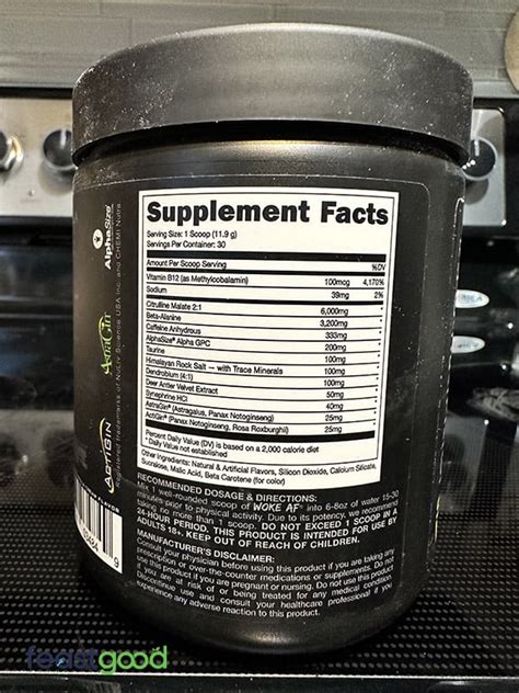 Woke Af Pre Workout Review Claims Vs Facts Day Results