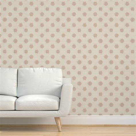 Playa Polka Cream Wallpaper In 2022 Grasscloth Wallpaper Wall