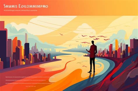 Презентация бизнес шаблона Powerpoint Премиум Ai сгенерированный вектор