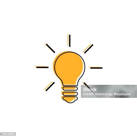 燈泡線圖示向量觀念符號解決方案思維理念照明電燈電 光向量圖形及更多創新圖片 創新 商務 圖示 Istock