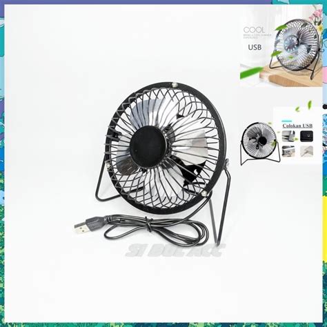 Jual Kipas Angin Mini Besi Usb Portable Kipas Angin Portable Kipas Angin Meja Shopee Indonesia