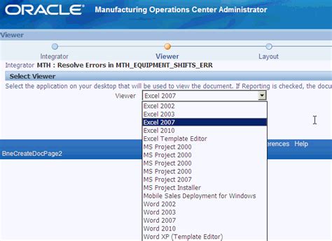 Oracle Manufacturing Operations Center User S Guide