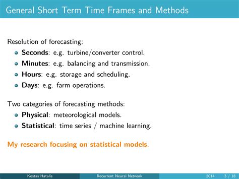 Time Delayed Recurrent Neural Network For Multi Step Prediction Ppt