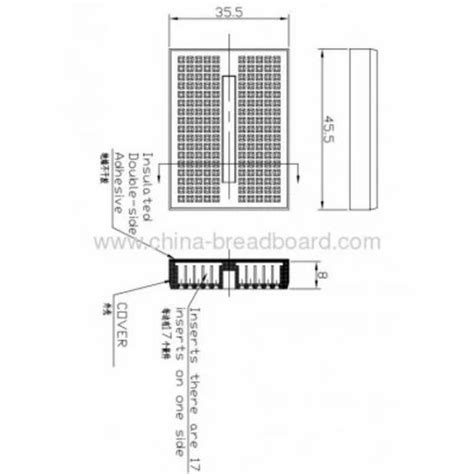 Plastic 170 Points Mini Breadboard SYB 170 White At Rs 20 Piece In