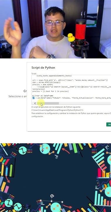 P3 Script De Python En Power Bi Excel Powerbi Python Dataanalytics Datavisualization
