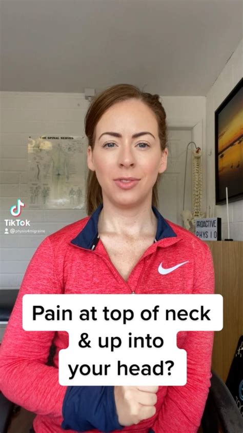 Neck Pain Exercises For Tension Headache Relief Fitness Esercizi