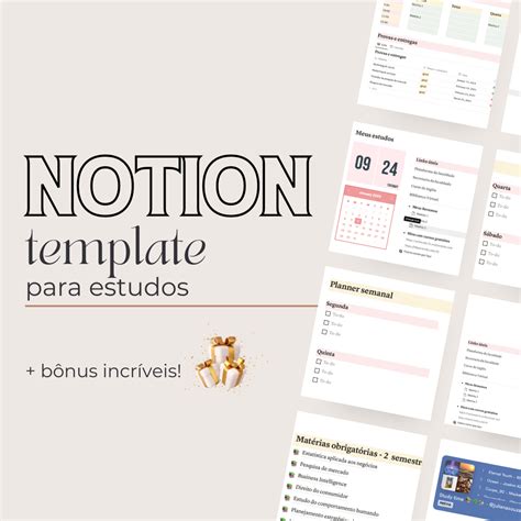 Template De Estudos Template De Leituras Notion Juliana Souza