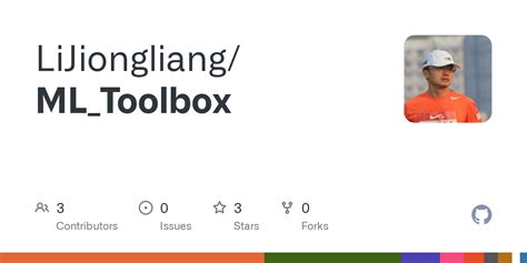 Github Lijiongliangmltoolbox