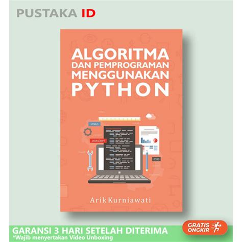 jual buku algoritma dan pemrograman menggunakan python kota tangerang