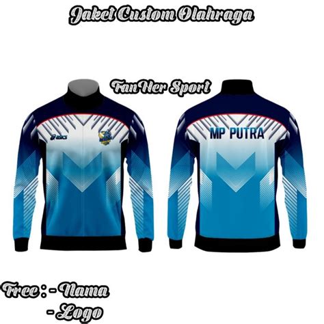 Jaket Switer Track Custom Voly Volly Volley Voli Pria Cowo Cewek Wanita