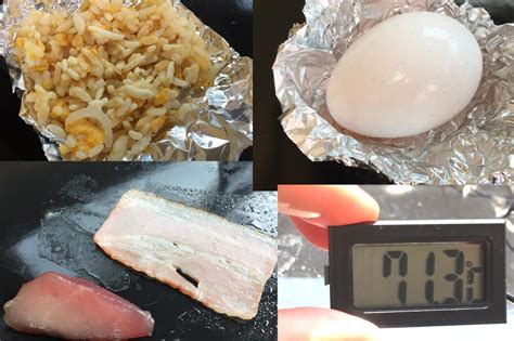 【実験】炎天下の車内は 70℃超、この熱を利用して料理してみる。｜生卵、冷凍チャーハン、ベーコン、魚、レトルト食品｜motor Fan