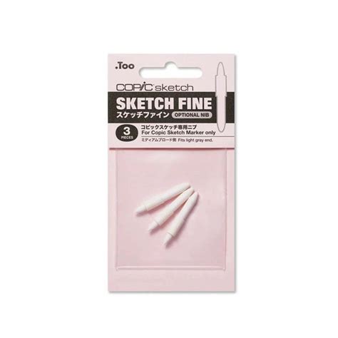 Copic Sketch Fine Spare Nib Three Scoops Design
