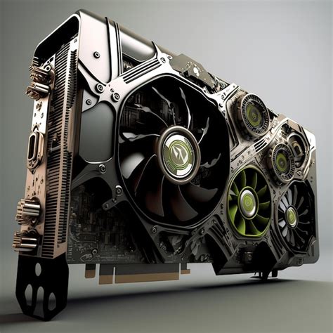 Premium Ai Image 3d Render Graphics Card Image